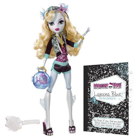 LF: Monster High Lagoona Blue Wave 1 Doll, Hobbies & Toys, Toys & Games ...
