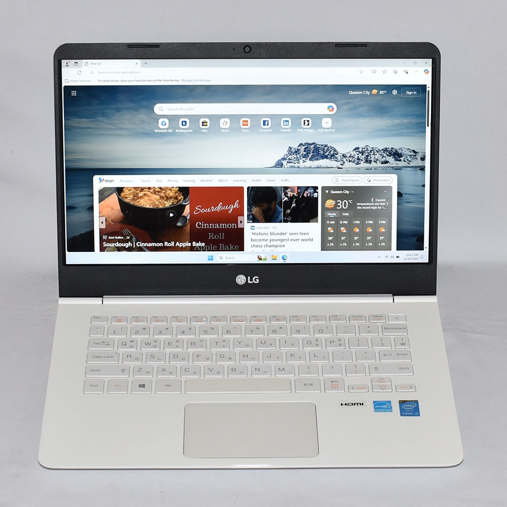 LG Core i7 5th gen 14.1" laptop (i7-5500U, 8GB Ram, 256GB SSD ...