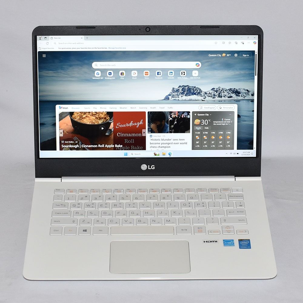 LG Core i7 5th gen 14.1" laptop (i7-5500U, 8GB Ram, 256GB SSD ...