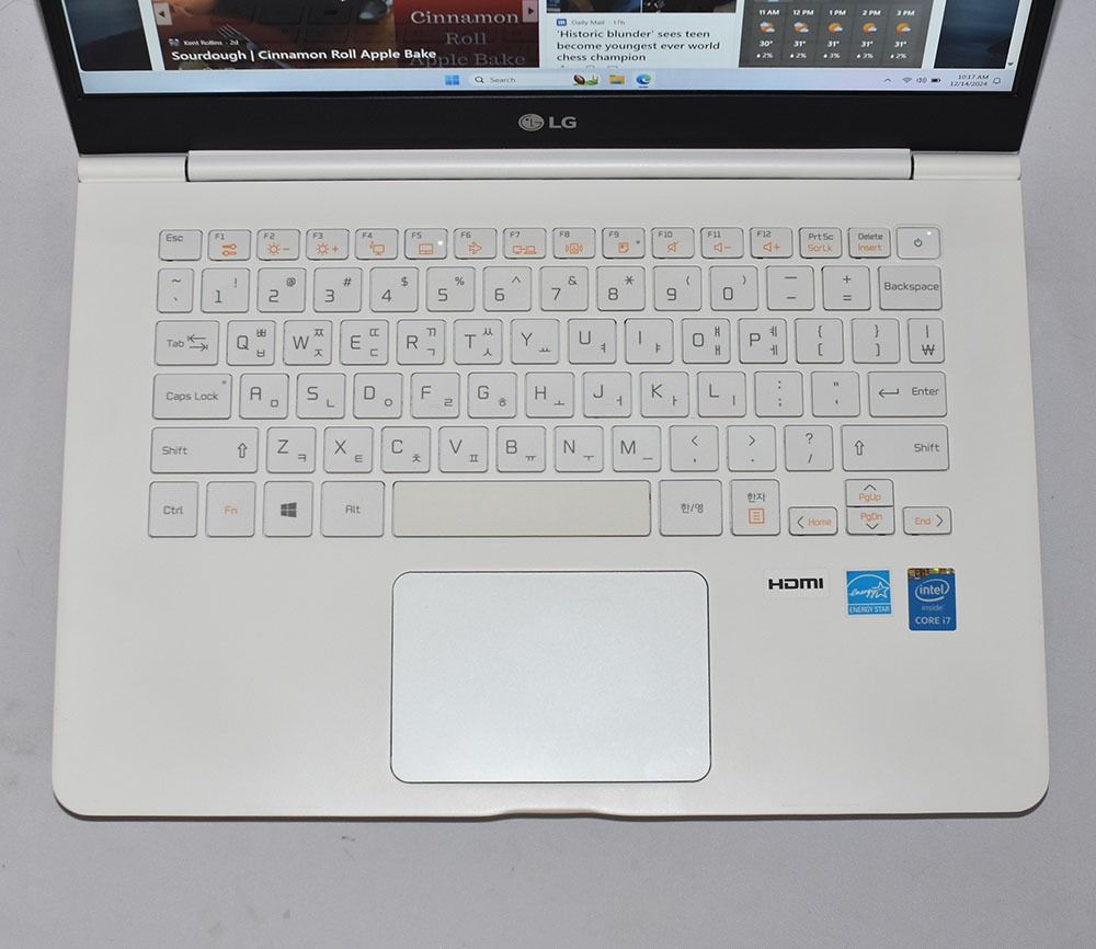 LG Core i7 5th gen 14.1" laptop (i7-5500U, 8GB Ram, 256GB SSD ...