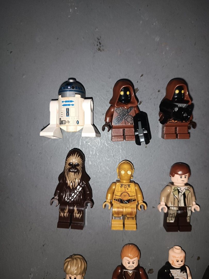 Lot original Lego star wars Anakin , Darth Vader , Leia , Han solo ...