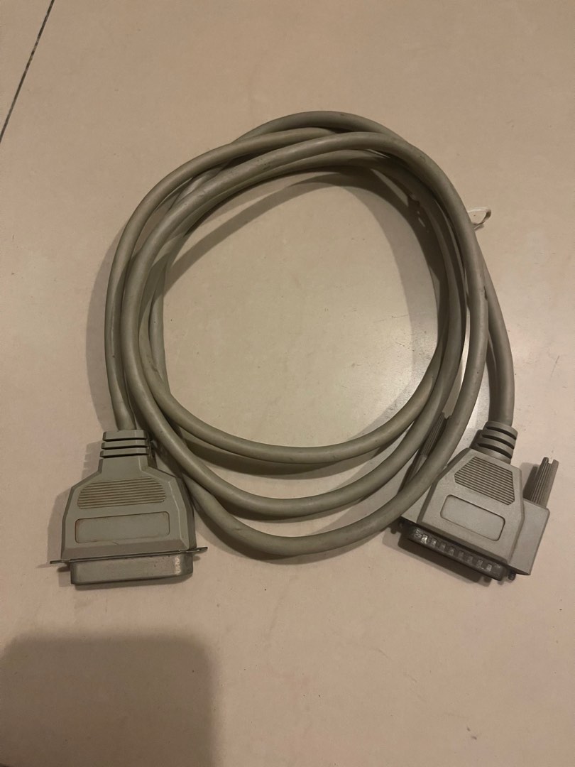 LPT parallel port printer cable, Computers & Tech, Parts & Accessories ...