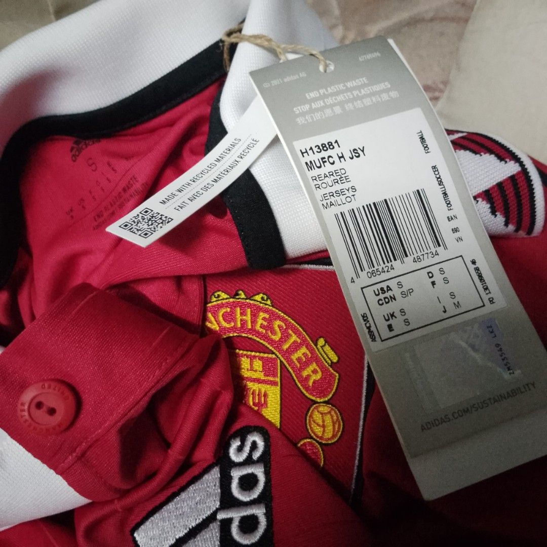 Manchester United Home Kit 22/23 (official merchandise), Men's Fashion ...
