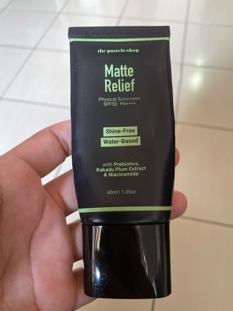 Matte Relief Pyhsical Sunscreen, Beauty & Personal Care, Face, Face ...