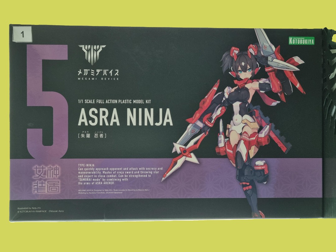 Megami Device Asra Ninja, 1/1 scale full action Figure plastic model ...