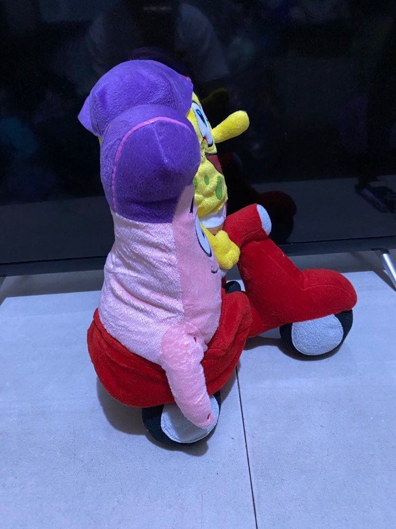 Nickelodeon Spongebob Squarepants and Patrick on A Bike Plush, Hobbies ...