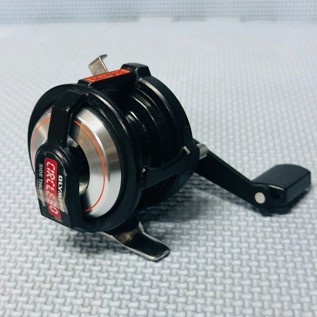 OLYMPIC CIRCLE 30 Side Thumbing Overhead Fishing Reel / Casting from Japan - PreOwned Good ...