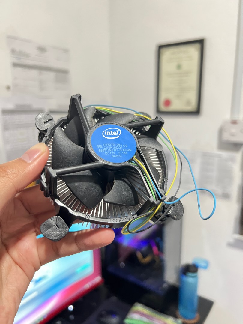 Original Intel Cpu Heatsink/cooler, Computers & Tech, Parts ...