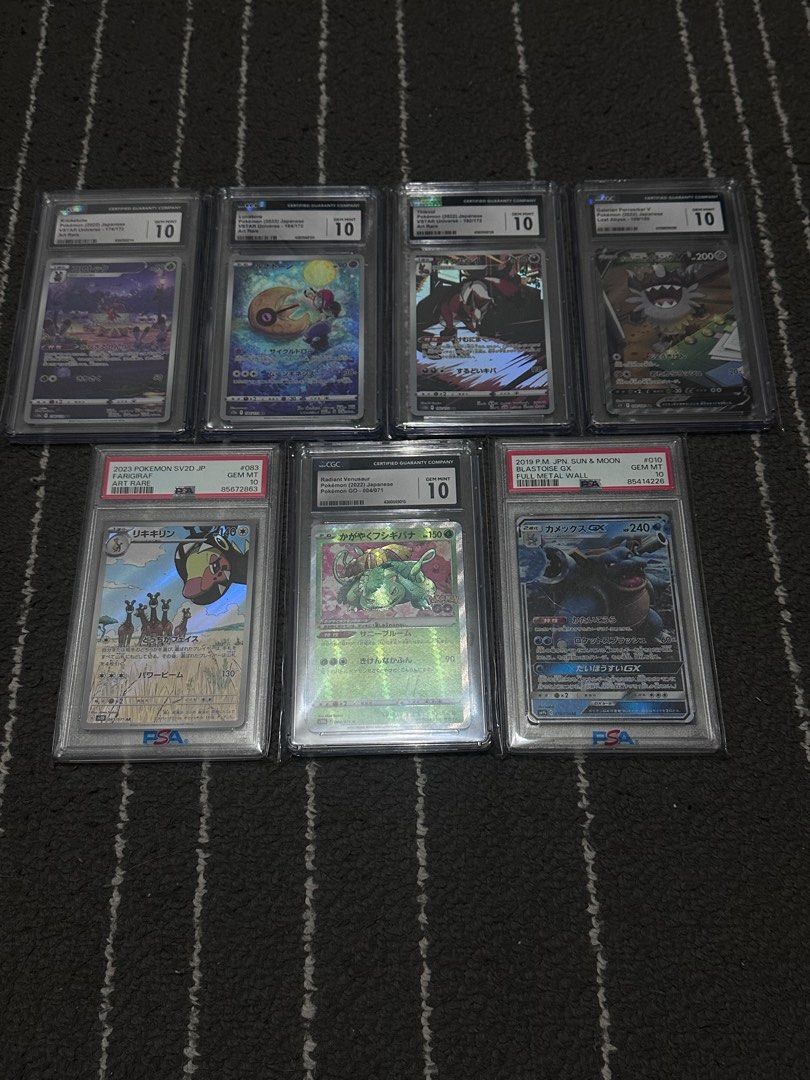 [Pokemon] Multiple Slabs, Hobbies & Toys, Toys & Games on Carousell