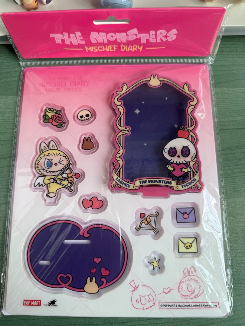 POP MART LABUBU Mischief Diary Series - DIY Photo Frame, Hobbies & Toys ...
