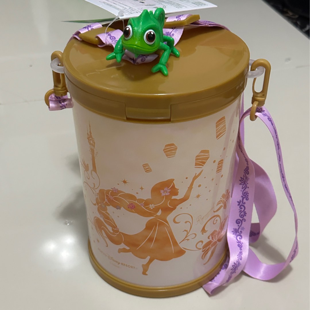 POPCORN BUCKET Rapunzel Disney japan, Toys & Collectibles, Lainnya di ...