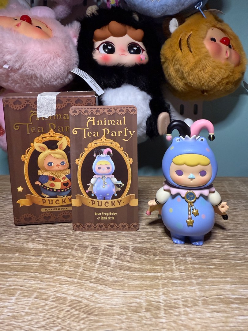 Popmart Pucky Animal Tea Party Figure, Hobbies & Toys, Toys & Games on ...