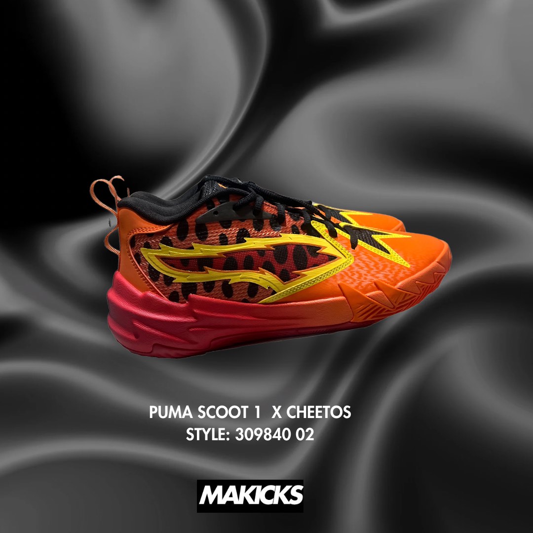 Puma Scoot 1 x Cheetos, Men's Fashion, Footwear, Sneakers on Carousell