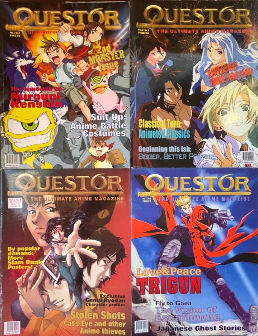 QUESTOR (The Ultimate Anime Magazine) SET OF 20 + 1 (SPECIAL HOLIDAY ...