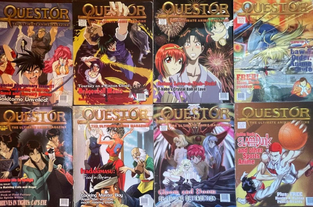 QUESTOR (The Ultimate Anime Magazine) SET OF 20 + 1 (SPECIAL HOLIDAY ...