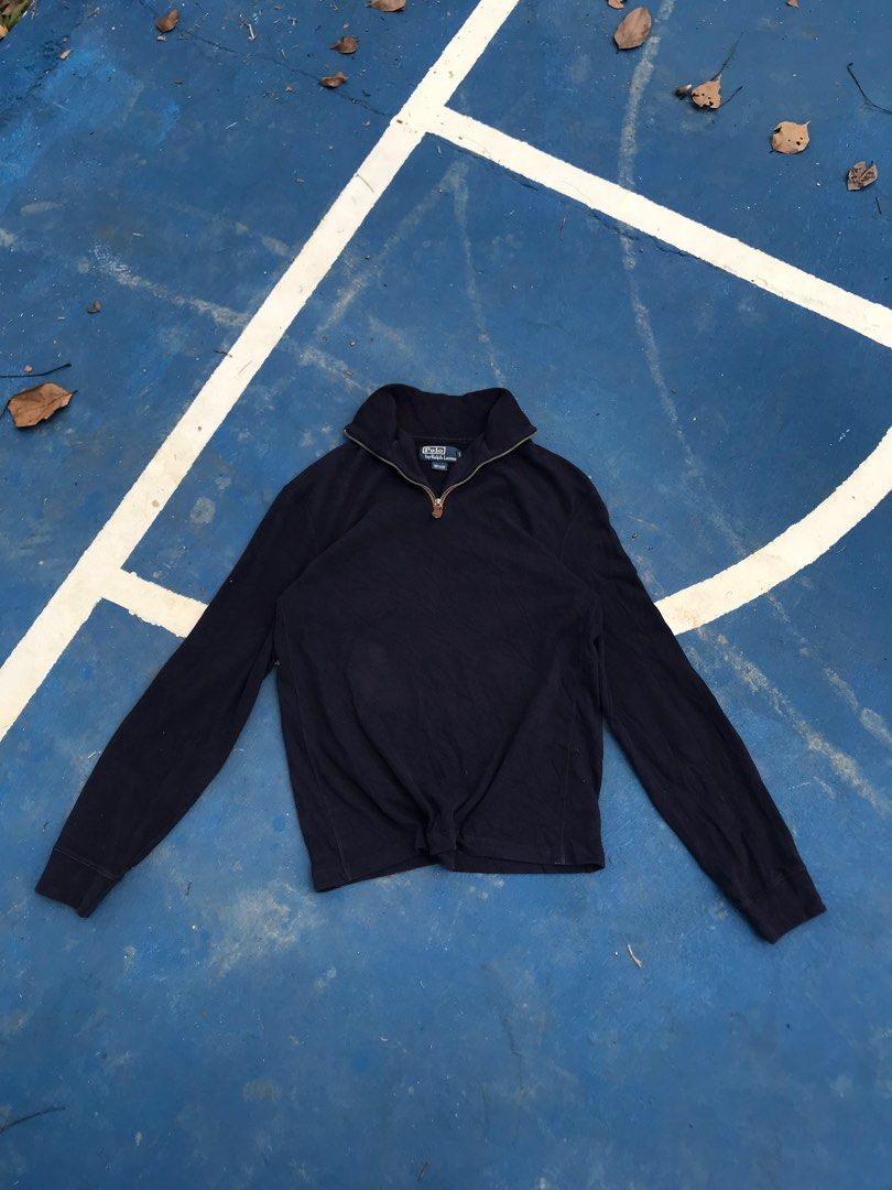Raplh Lauren Half Zipper, Men's Fashion, Activewear on Carousell