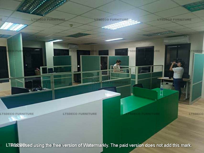 RECEPTION COUNTER TABLE | OFFICE PARTITIONS, Furniture & Home Living ...