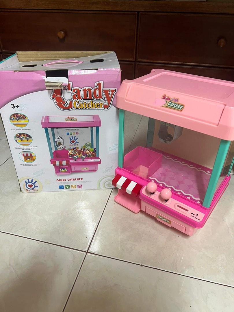 Rm30 postage Kids Soft Toys Claw Machine Catch Grabber Machine candy ...