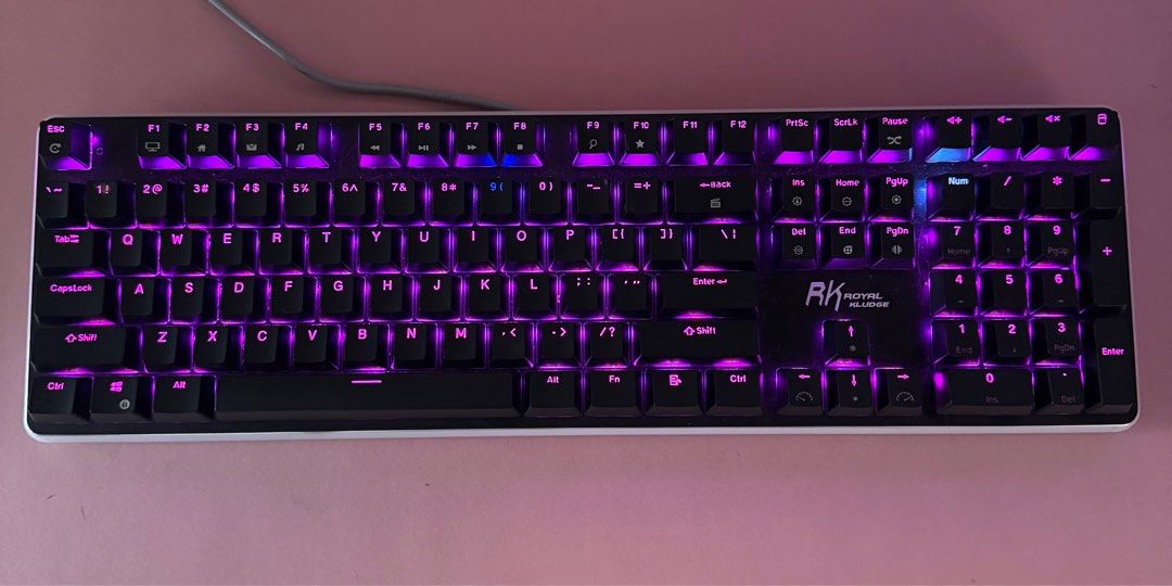 Royal Kludge RK918 Full RGB Backlit Wired Mechanical Keyboard ...