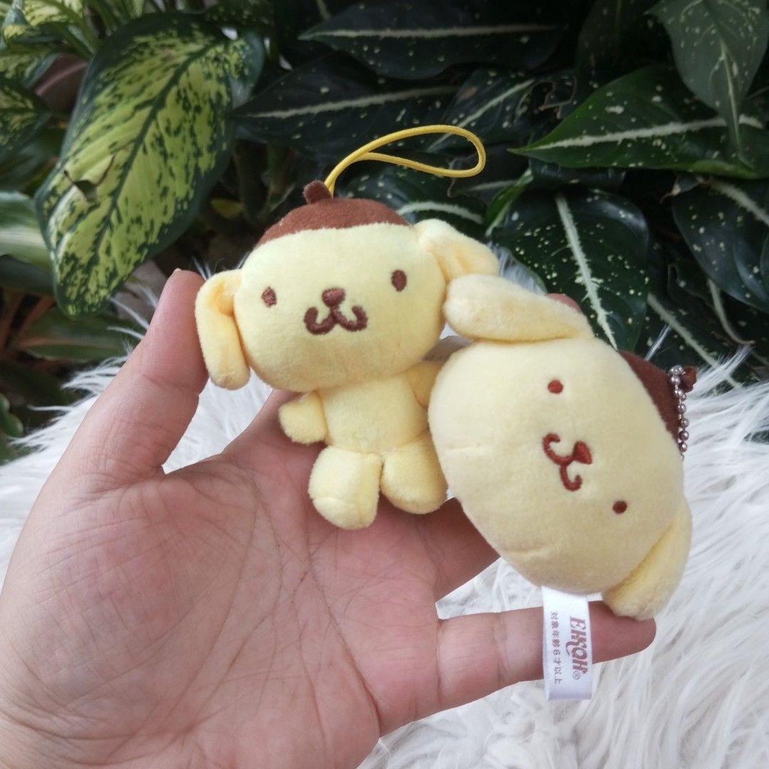 SANRIO Pompompurin Pudding Mascot Mini Plush Toy BUNDLE, Hobbies & Toys ...