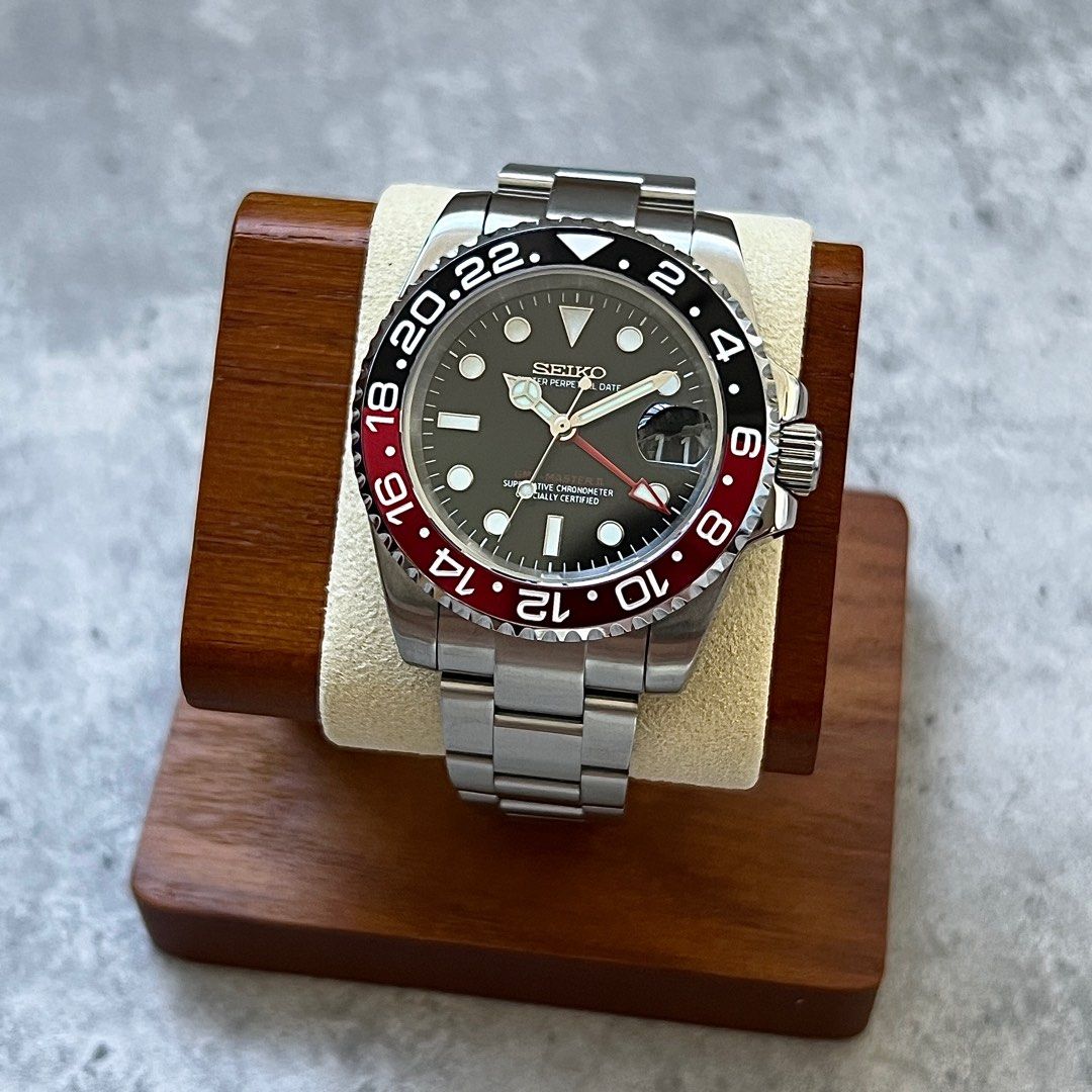 Seiko Coke GMT Mod [Custom Build], Men's Fashion, Watches & Accessories ...