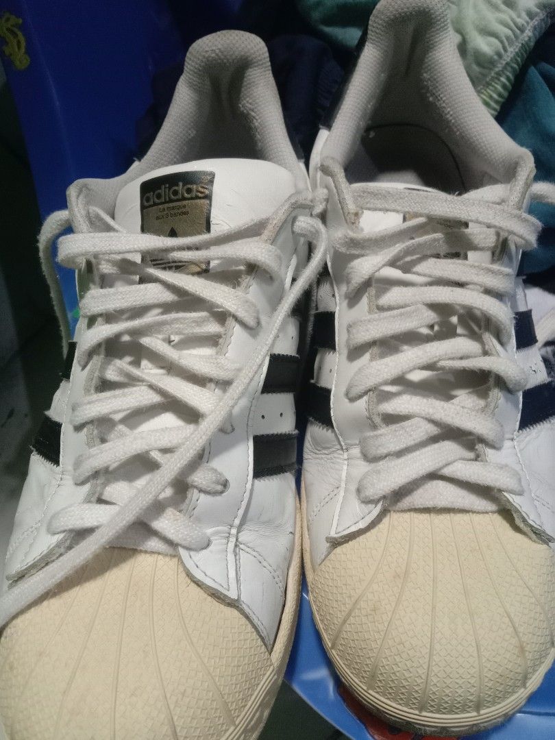 Sepatu Adidas superstar size 42,5 insole 270 Made in Indonesia, Fesyen ...