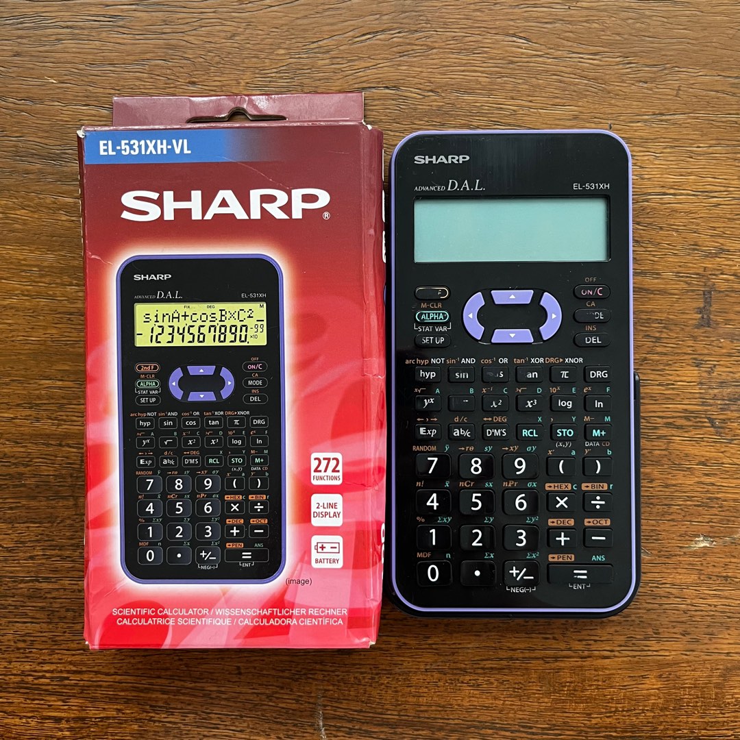 SHARP - EL-531XH Scientific Calculator [Pre-Loved], Mobile Phones ...
