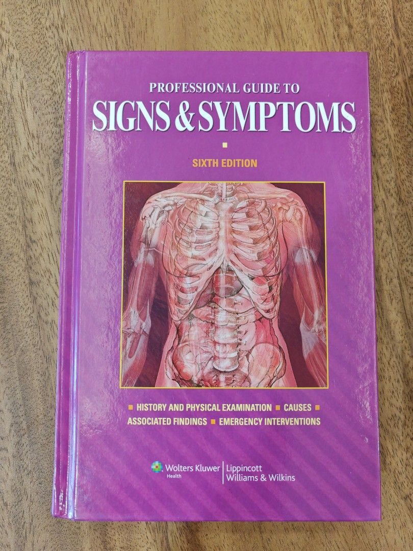 Signs & Symptoms Medical Book, Hobbies & Toys, Books & Magazines ...