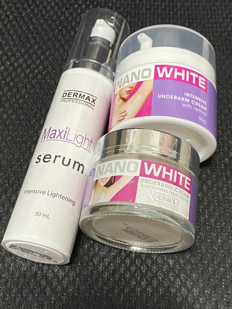 Skinstation Dermax Bundle (Maxilight Serum + Underarm Creams), Beauty & Personal Care, Bath ...