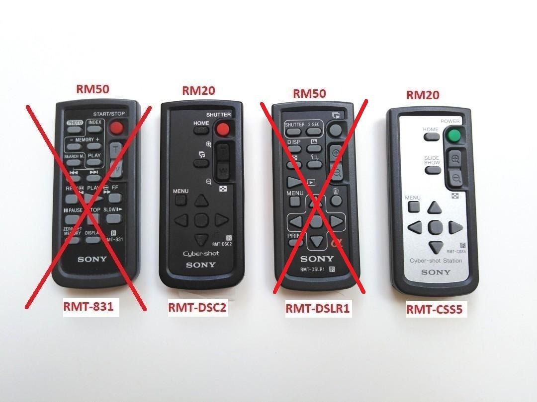 Sony Genuine Remote Control for cameras Cycber-shot digital camera ...
