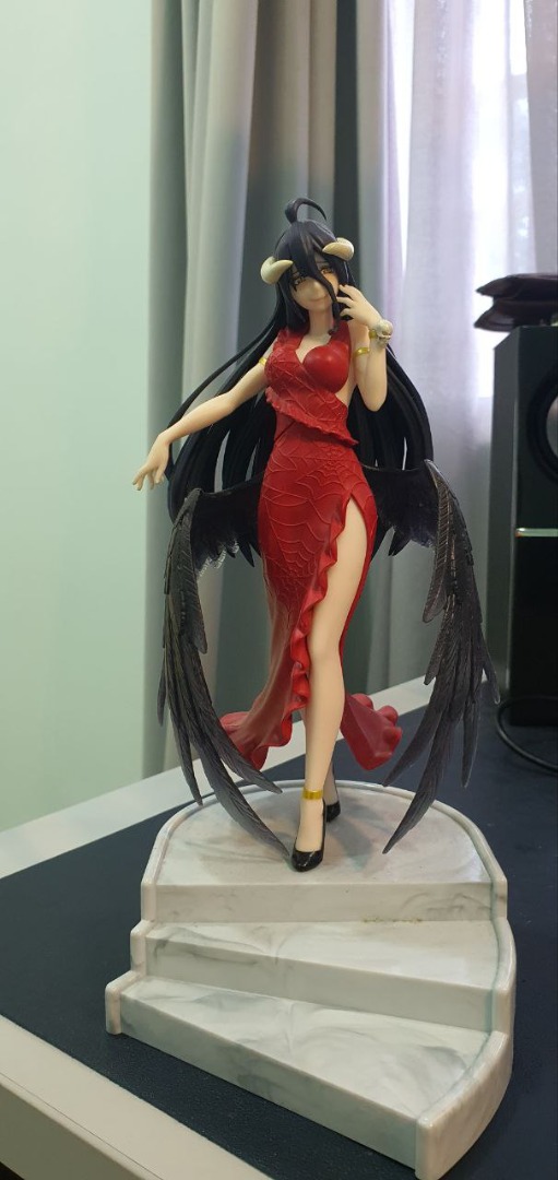 Overlord Albedo Red Dress Figure SEGA, Hobbies & Toys, Toys & Games on ...