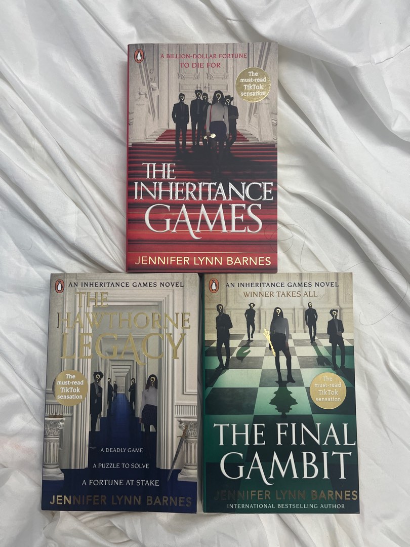 The Inheritance Games trilogy, Hobbies & Toys, Books & Magazines ...