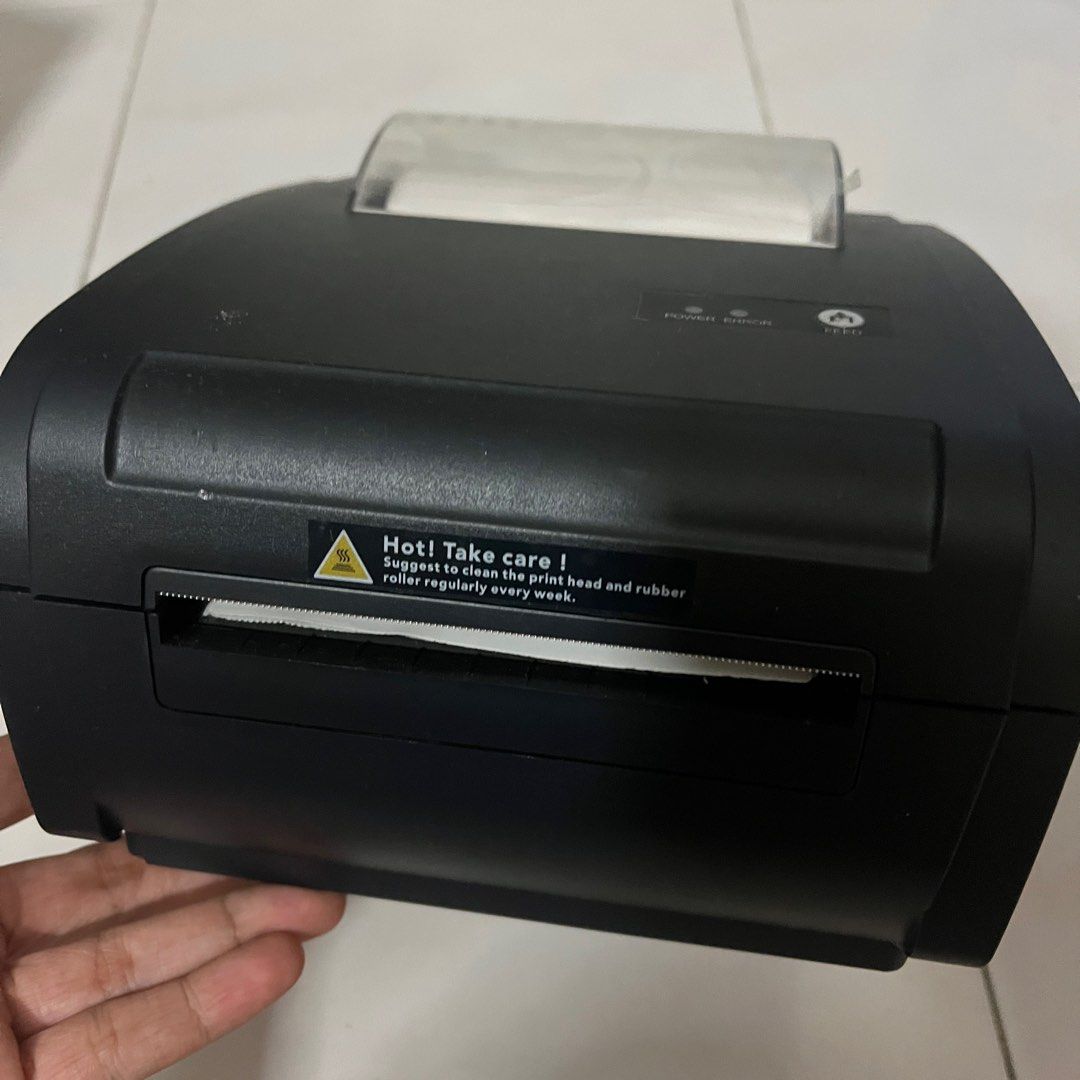 Thermal Printer Waybill A6 Airwaybill Shipping Label AWB Mesin ZJ 9210 ...
