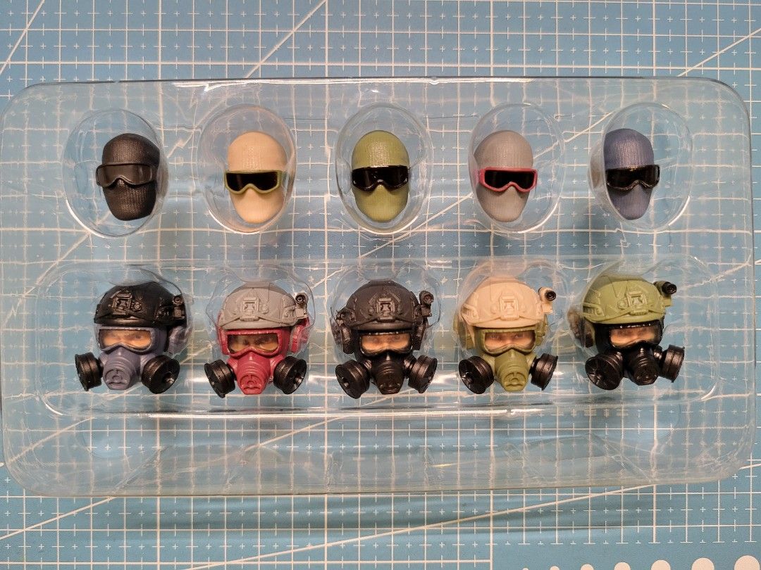 Valaverse Action Force Tactical Head Gear Pack 1/12 Scale Figure ...
