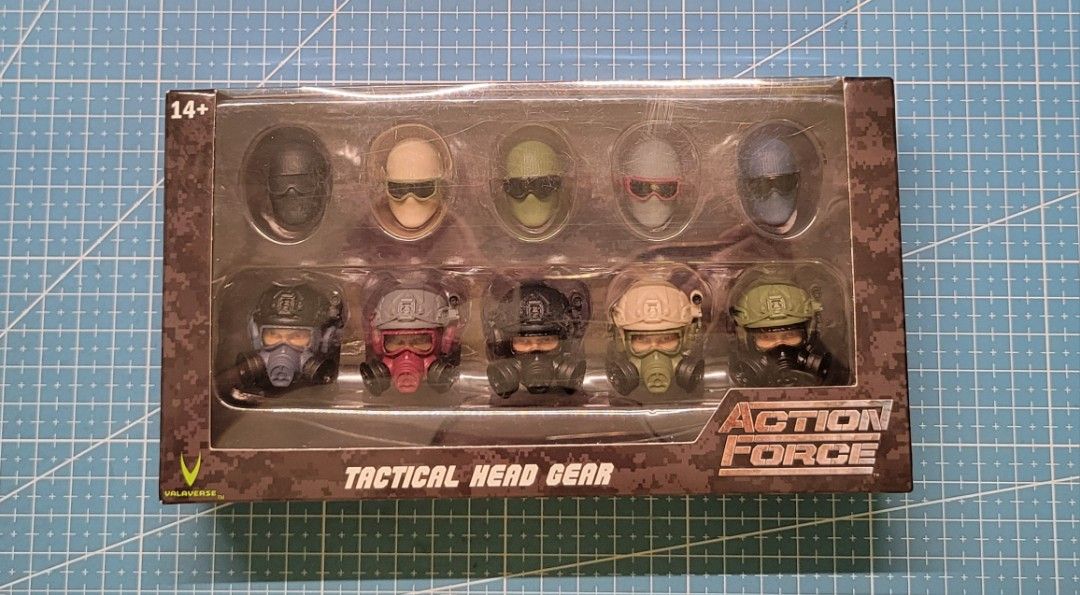 Valaverse Action Force Tactical Head Gear Pack 1/12 Scale Figure, Hobbies & Toys, Toys & Games ...