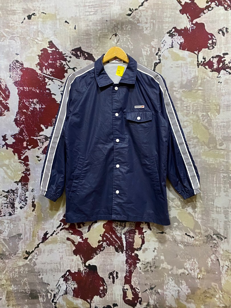 Vintage Mizuno Speedo Coach Jacket, Women's Fashion, Coats, Jackets and Outerwear on Carousell