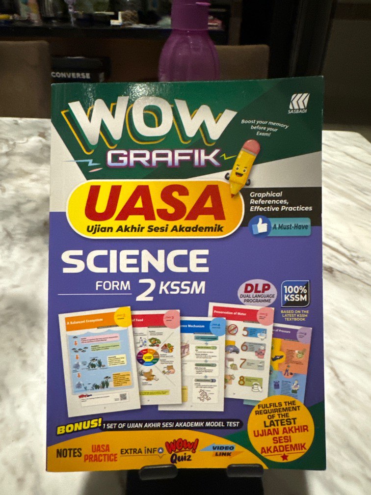 WOW Grafik UASA Science Form 2 KSSM, Hobbies & Toys, Books & Magazines ...