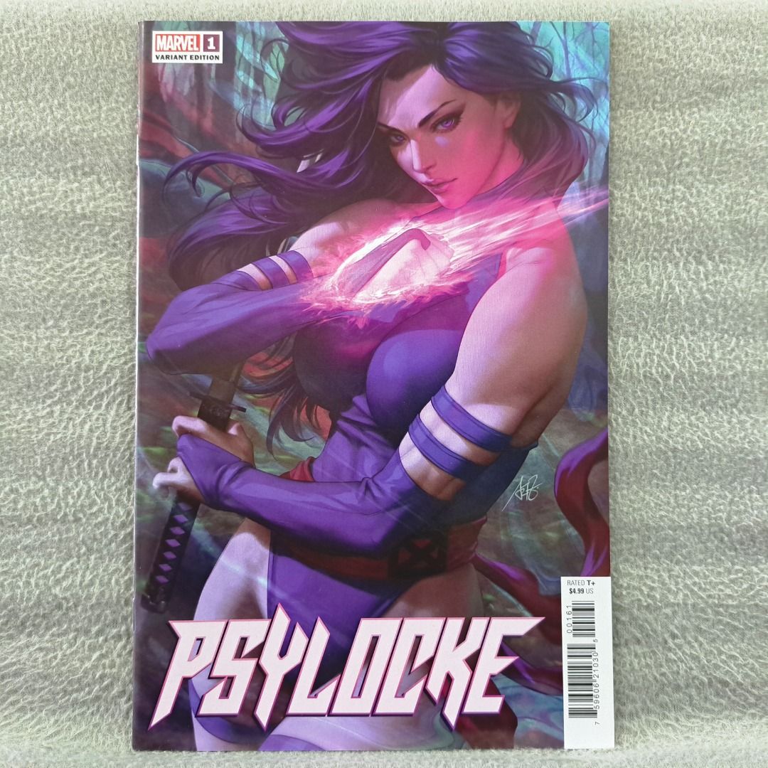 X-Men: Psylocke #1 Artgerm Variant (Marvel Comics) Alyssa Wong, Vincenzo Carrafu (FIRST Issue ...