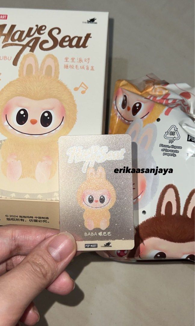 [100% ORI] POPMART Labubu Have A Seat - Baba | Popmart Indonesia ...