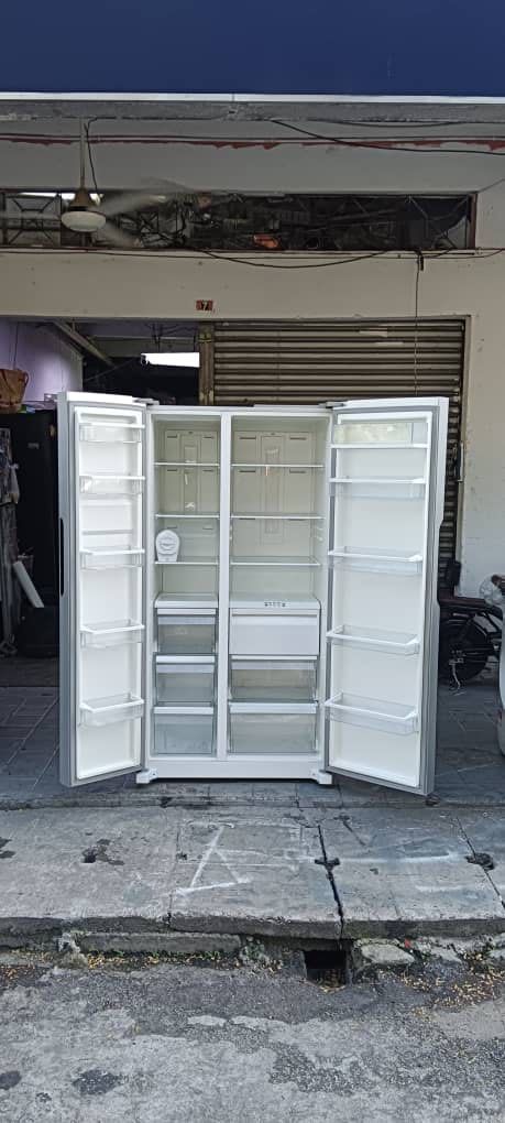 2 side by side glass doors Panasonic inverter refrigerator 617 litres ...