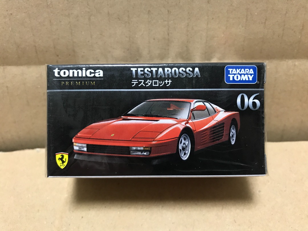 全新 日版 Tomica Premium Ferrari Testarossa no 6 法拉利 普通版 紅色 Takara Tomy 車仔 ...