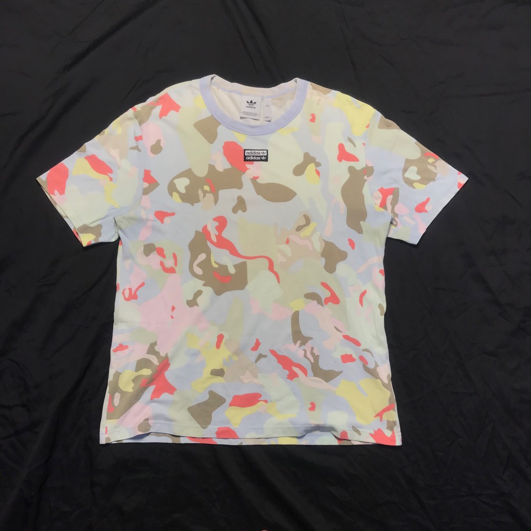 Adidas AOP Multi Color Camo, Men's Fashion, Tops & Sets, Tshirts & Polo ...