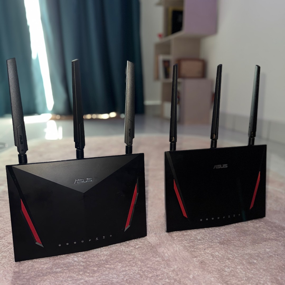 ASUS AC2900 RX-AC86U WIFI Dual-Band Gigabit Wireless Router - 2 UNITS ...