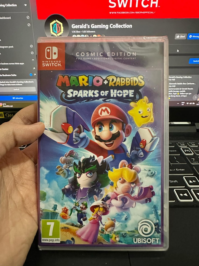 BRAND NEW AND SEALED Mario + Rabbids Sparks Of Hope Cosmic Edition ...