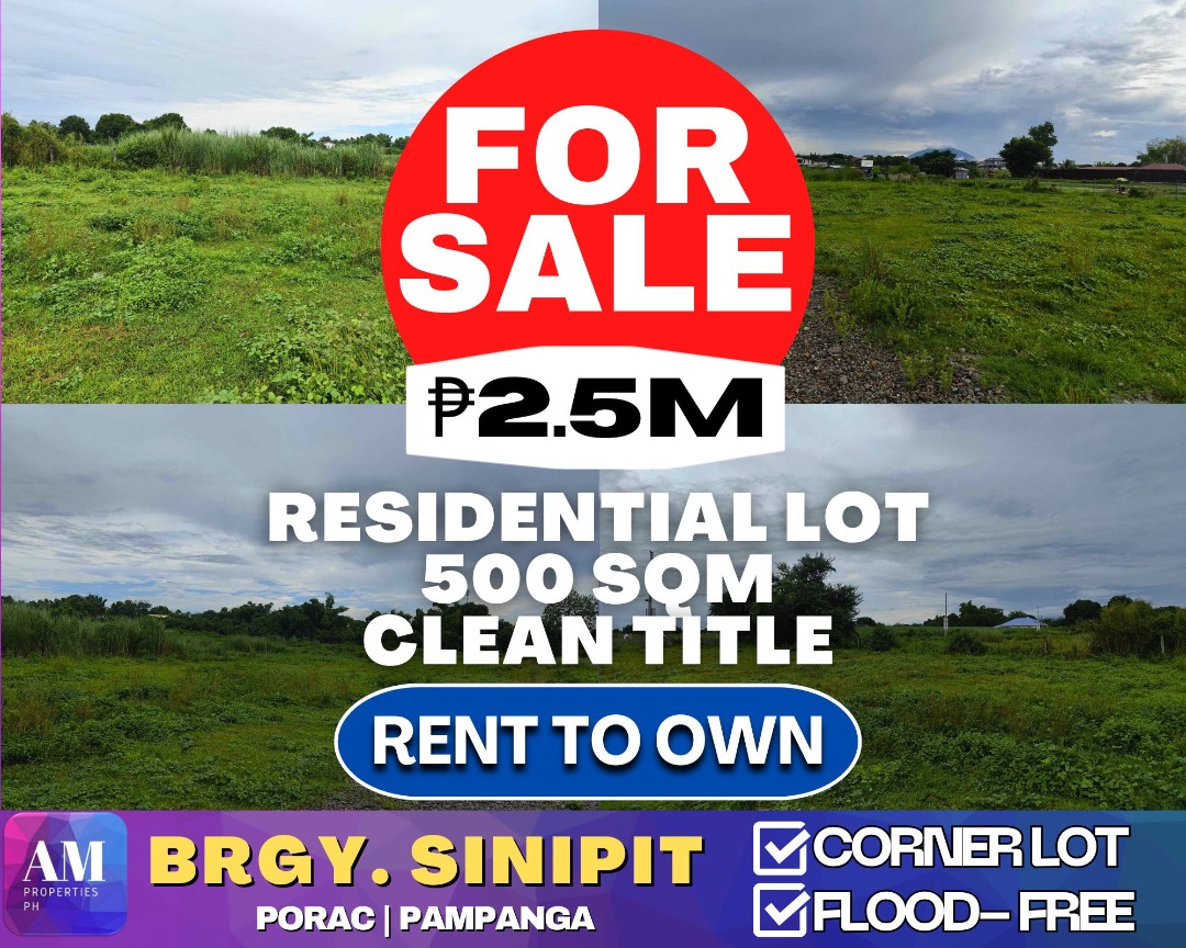 Brgy. Sinipit Manibaug Porac, Pampanga Residential Lot 500 sqm, clean ...