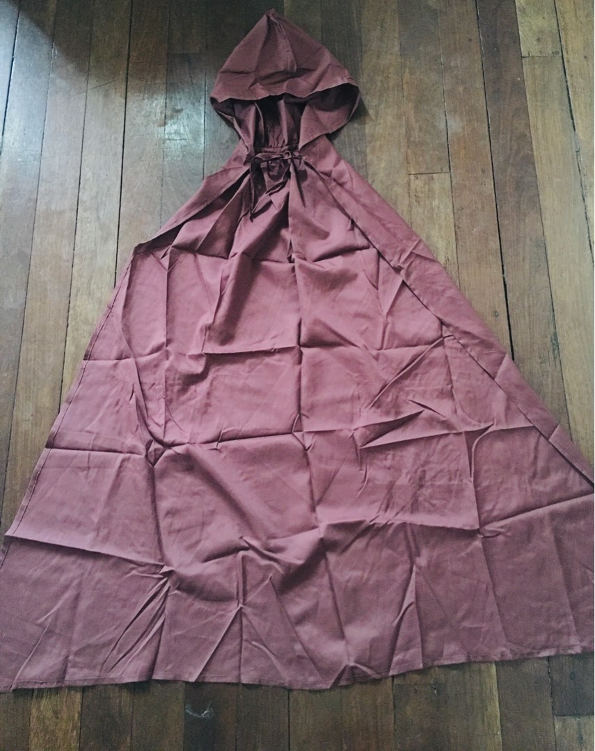 Brown Cape with Hood, Hobbies & Toys, Toys & Games on Carousell