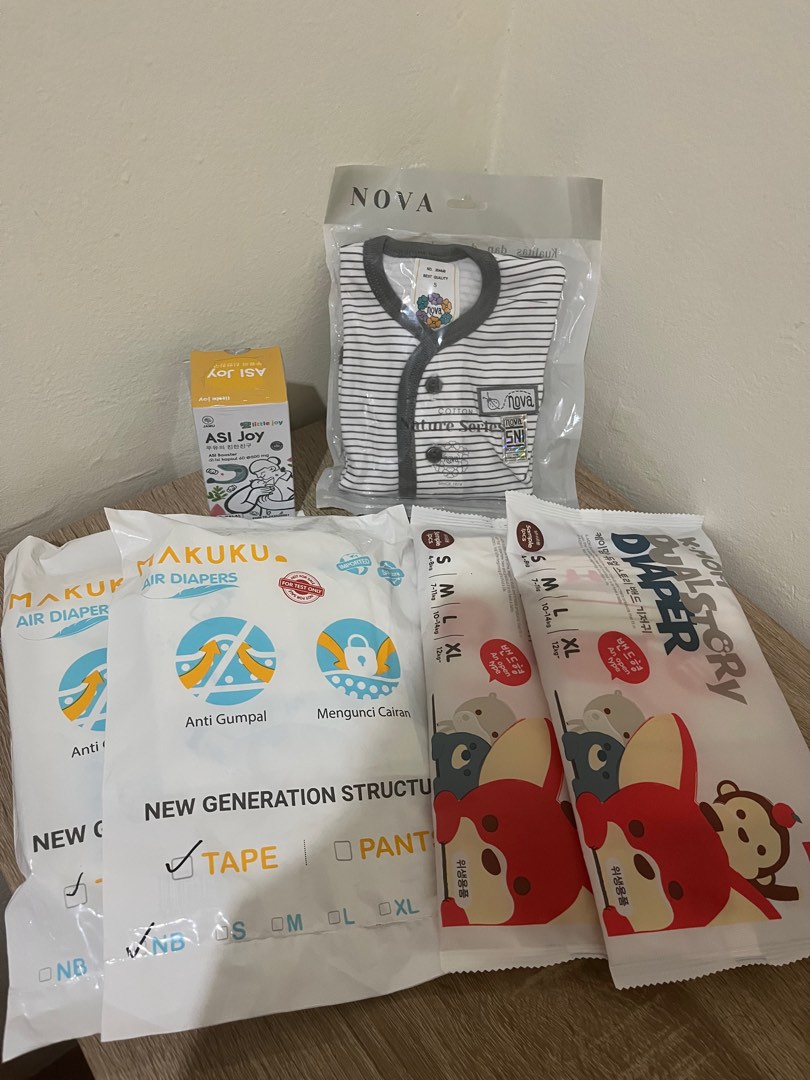 BUNDLE TAKE ALL NEW Newborn Baby Baju Asi Joy Kmom K Mom Pampers ...