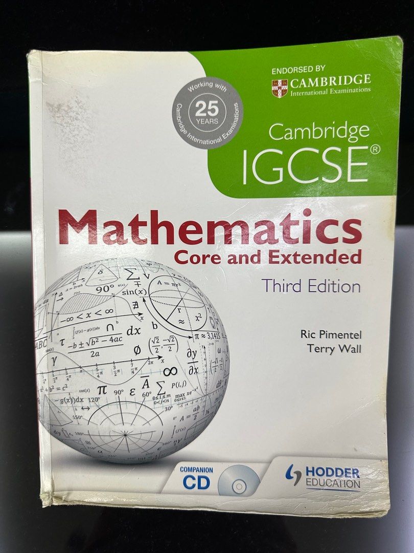 Cambridge IGCSE Mathematics Core and Extended, Hobbies & Toys, Books ...