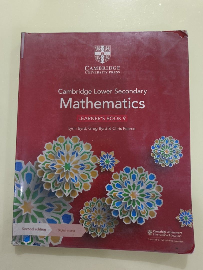 Cambridge Lower Secondary Mathematics Learner's Book 9, Hobbies & Toys ...