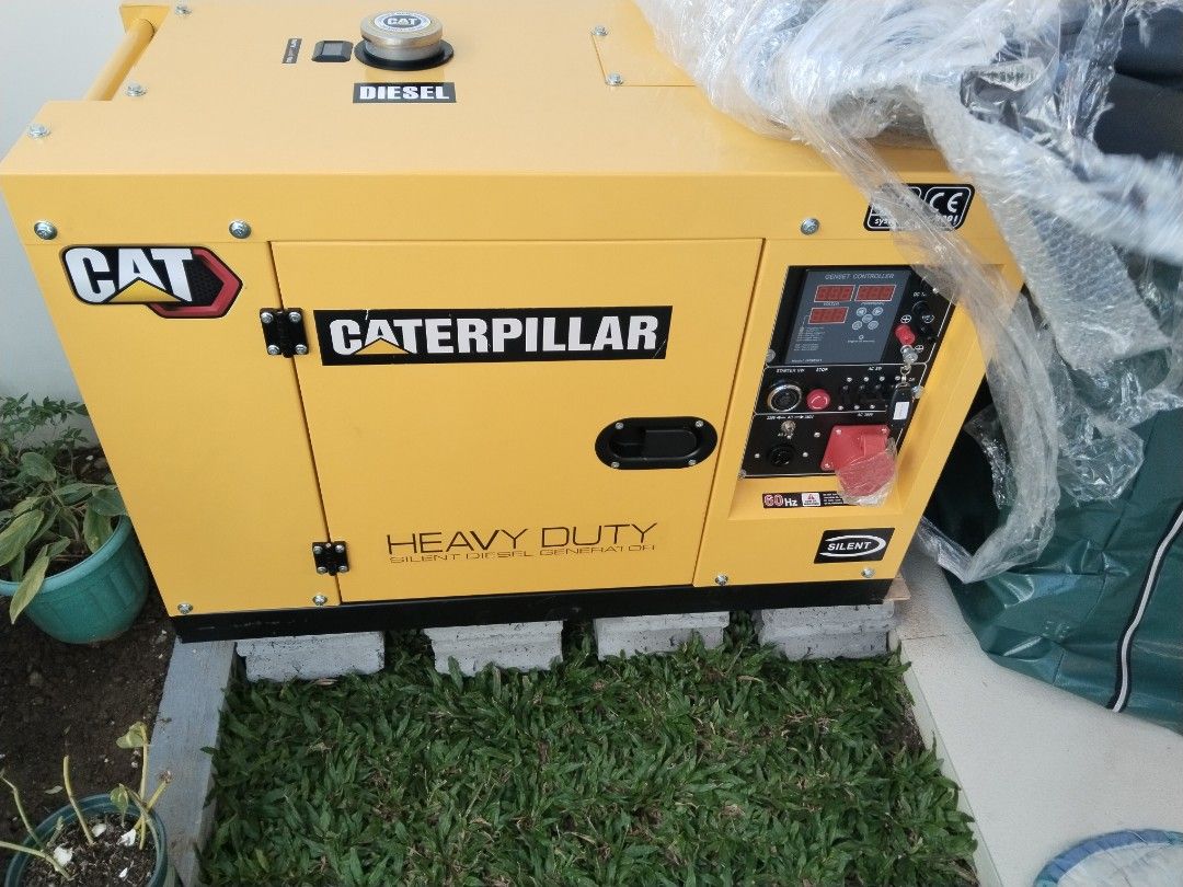 Caterpillar 15kva Diesel 3 Phase Generator Set, Commercial & Industrial ...